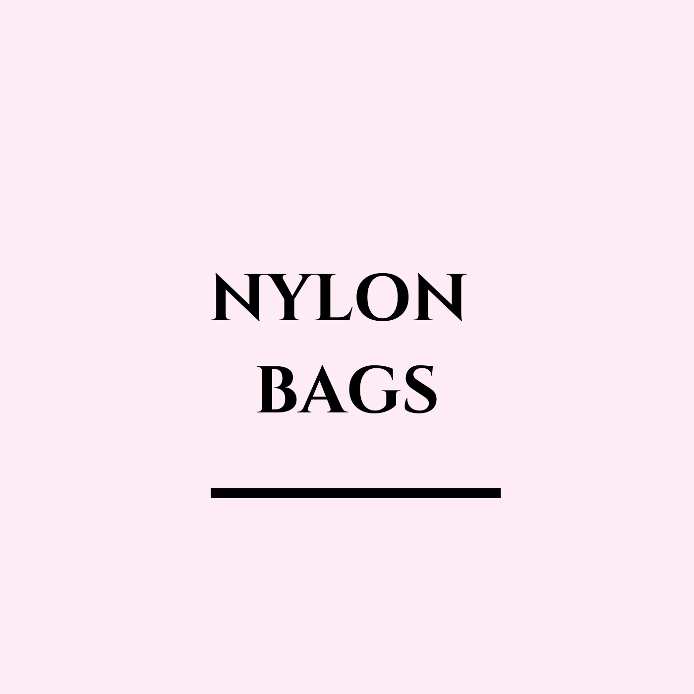 NYLON BAGS & ACCESSORIES – Personalization Studio